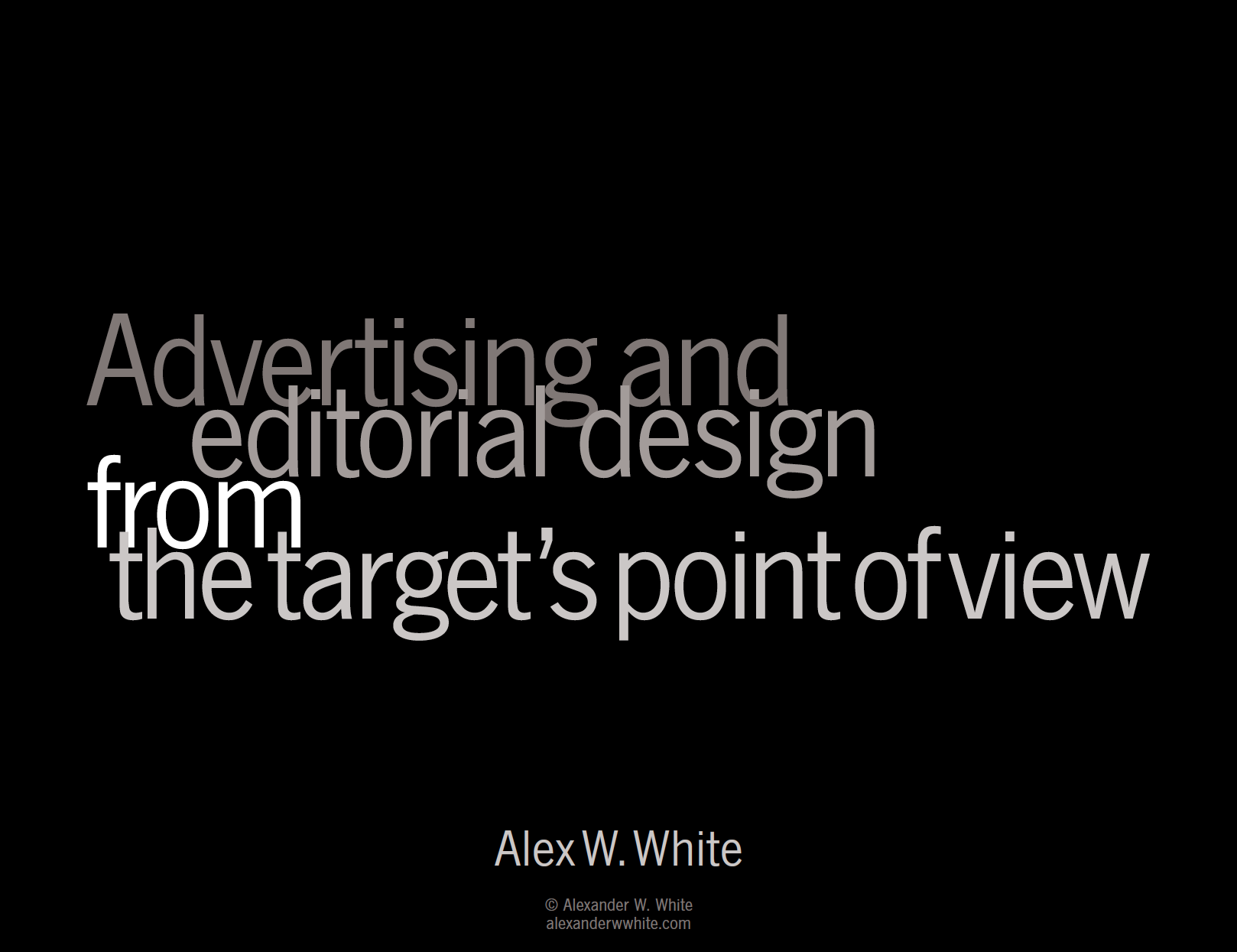 Advertising and Editorial Design from the Target’s Point of View ...