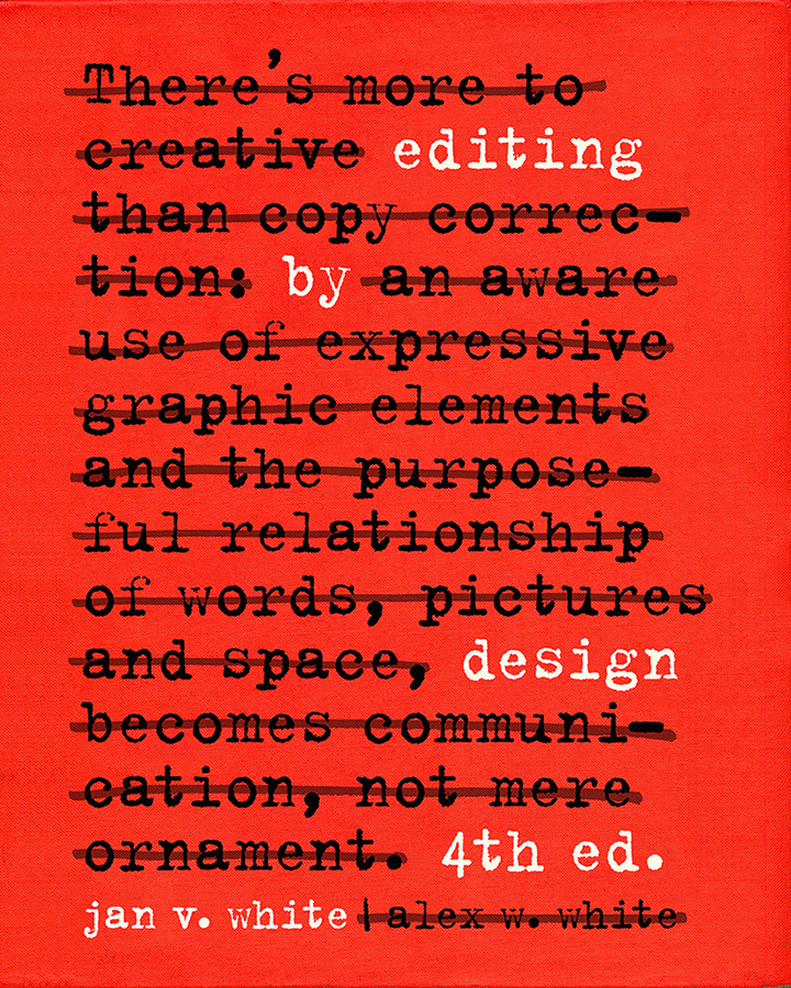 Editing by Design 4th ed | Alexander W White